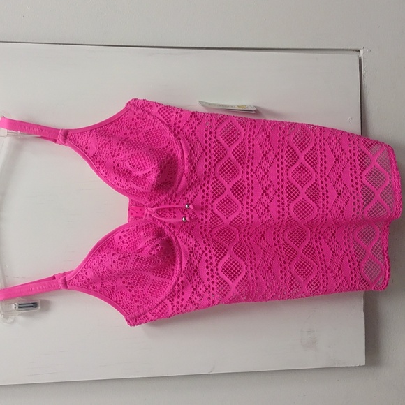 Freya | Swim | New Freya Sundance Tankini Swim Top 3972 Hot Pink ...